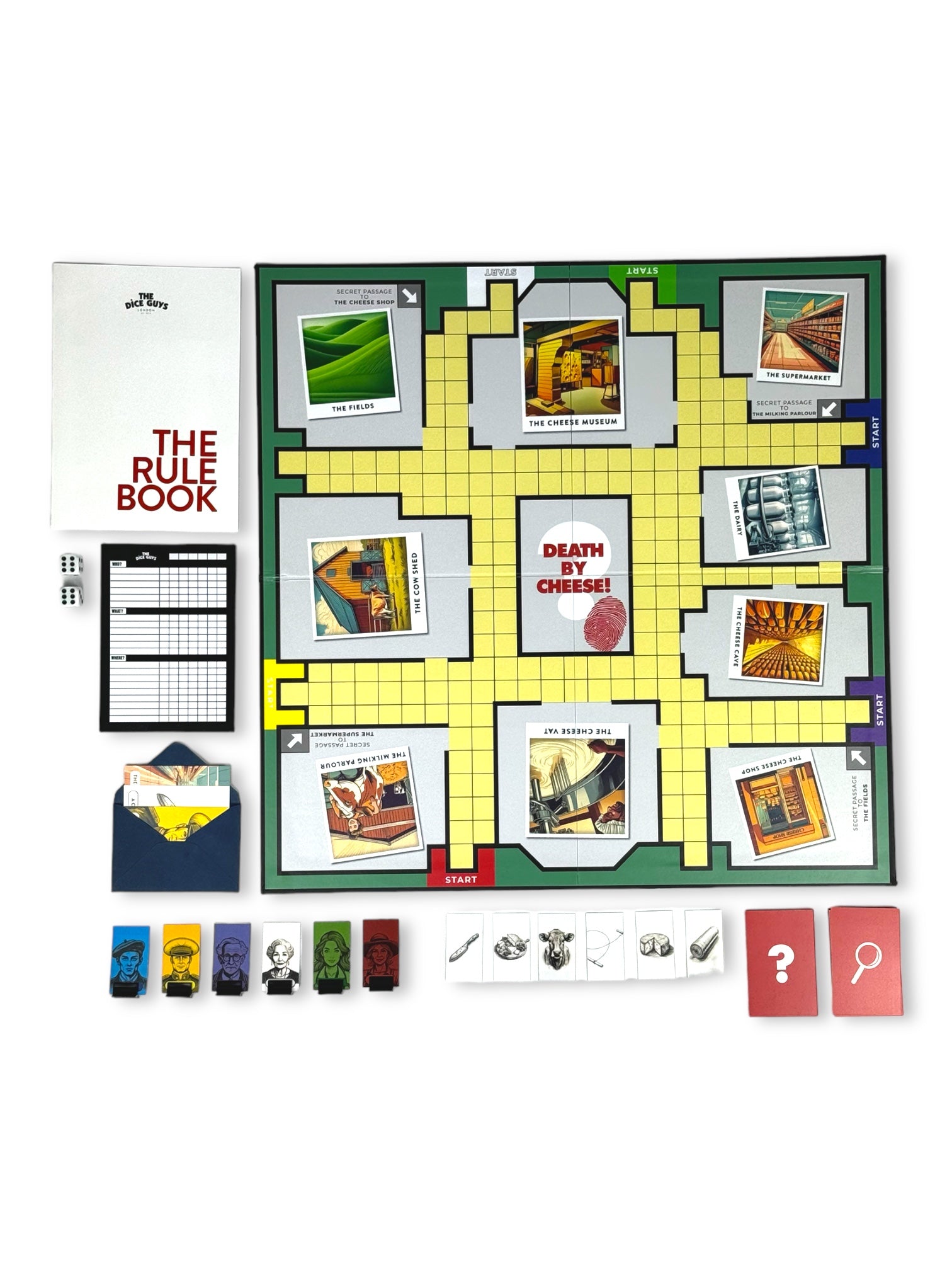 Custom Clue Board Game | The Dice Guys